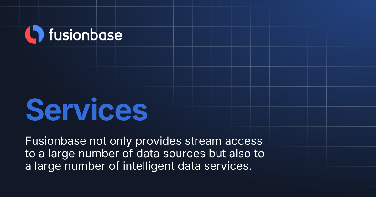 Services | Fusionbase Public API